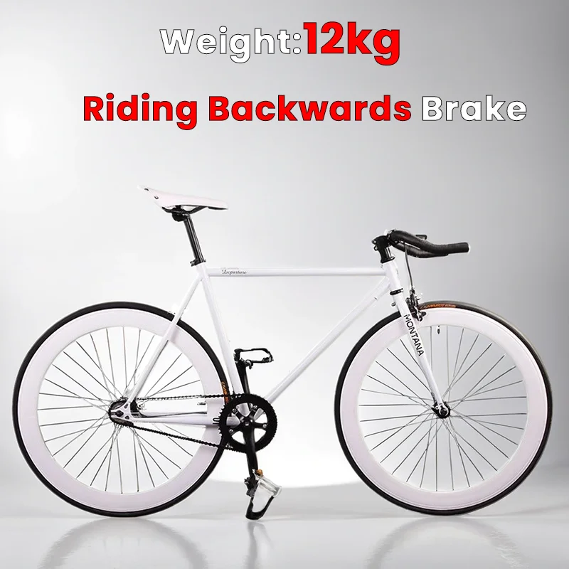 40mm Wheel,Single Speed Bicycle,Racing dead flying bikes,Fixed Gear Bike,46/52/56cm,Reverse ...