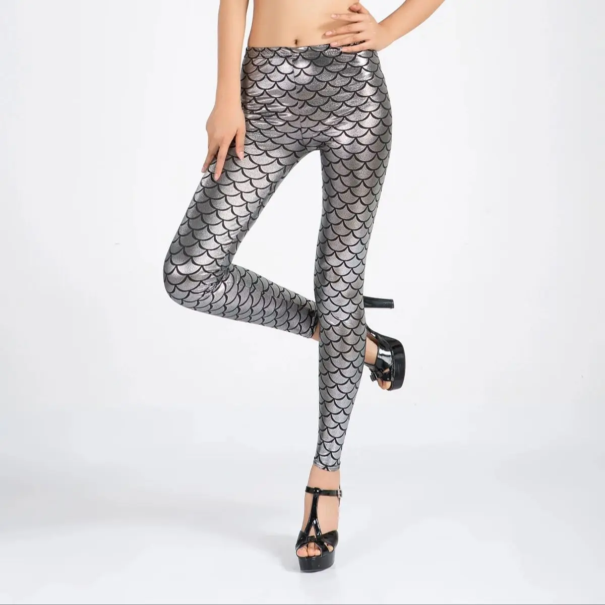 New-European-And-American-Silver-Fish-Scale-Leggings-High-Bounce ...