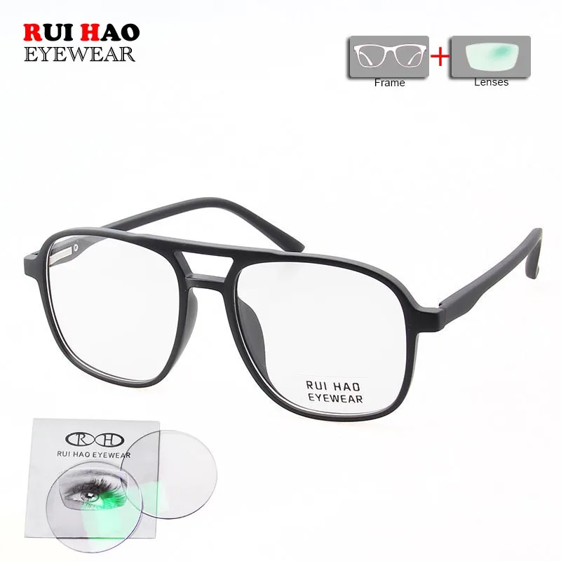 Montura-de-gafas-de-doble-puente-lentes-graduadas-personalizadas-con ...