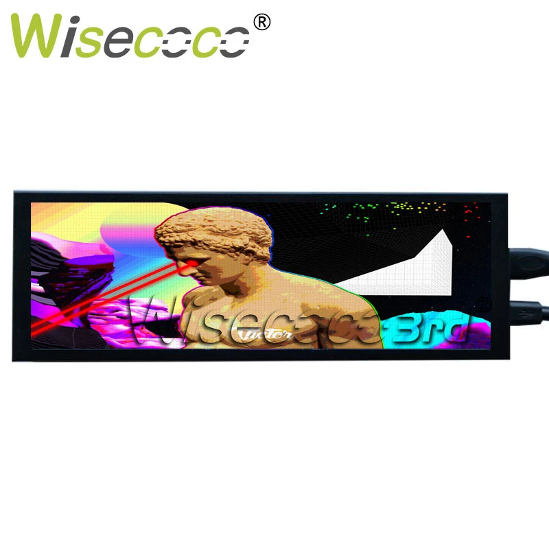 7.9 Inch Stretched Bar LCD Monitor 1280x400 450 Nits Luminance Aida 64 ...