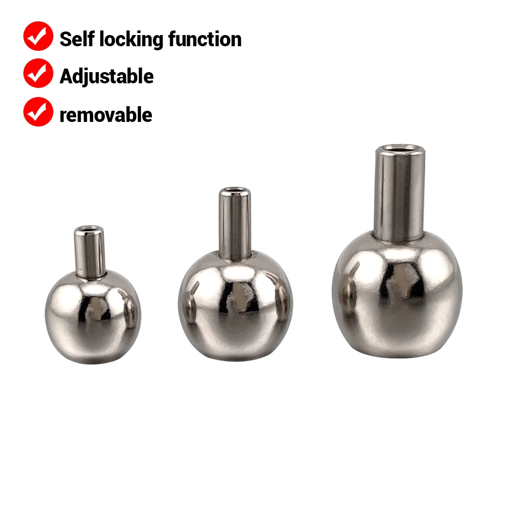 10PCS-Ball-Shaped-Clamps-Steel-Wire-Rope-Hanging-Code-with-Self-Locking ...