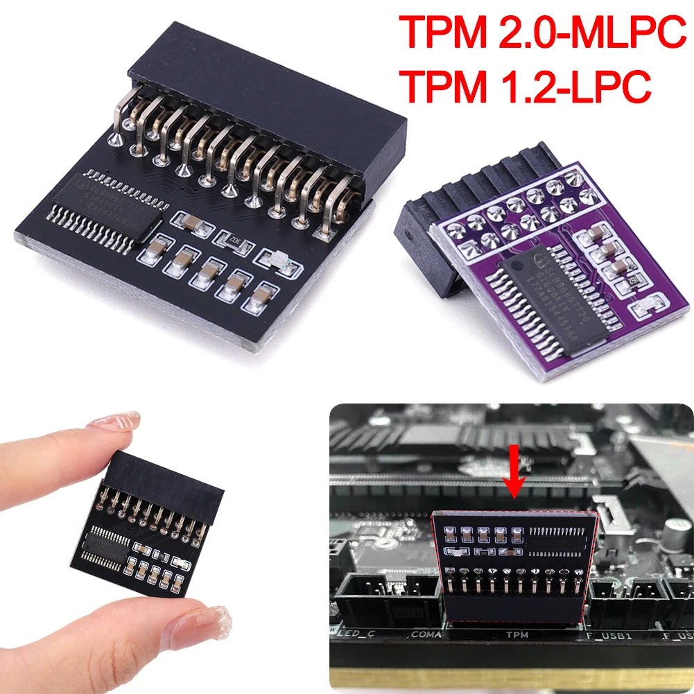 TPM1-2-Encryption-Security-Module-Mini-LPC-20-Pin-Encryption-Processor-Replacement-Cryptography ...