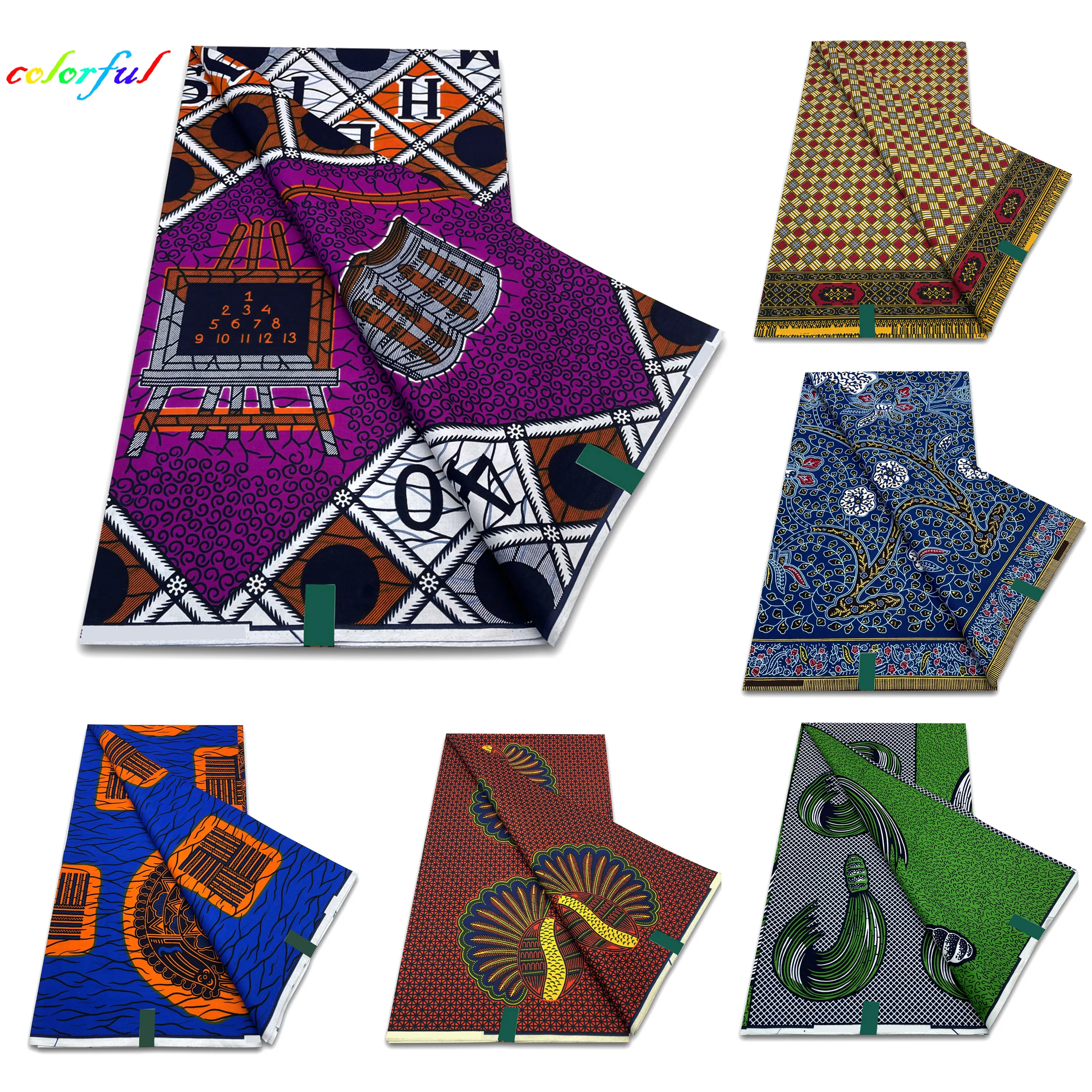 Classic-High-quality-Veritable-African-Wax-fabric-Ankara-wax-fabric ...