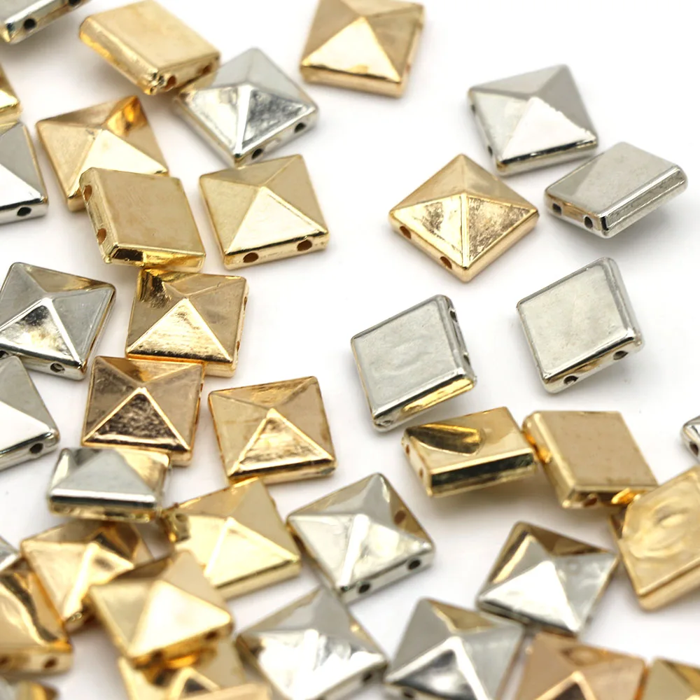 Pinchos de plástico piramidal para cuero, tachuelas cuadradas CCB de ...