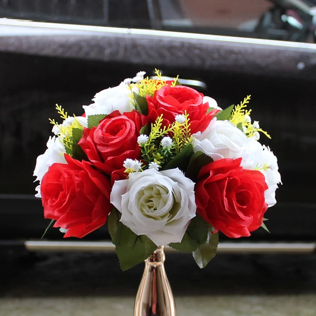 Gold/Silver Candle Holders Wedding Road Lead Flower Vase Mermaid ...