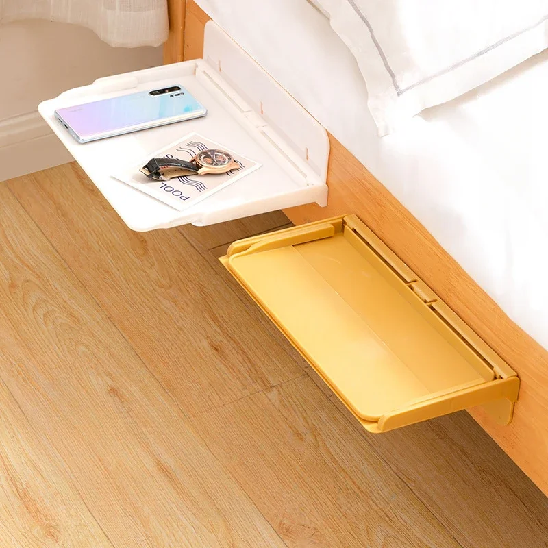 New-Foldable-Hanging-Shelf-Wall-mounted-Bed-Head-Portable-Bedside ...