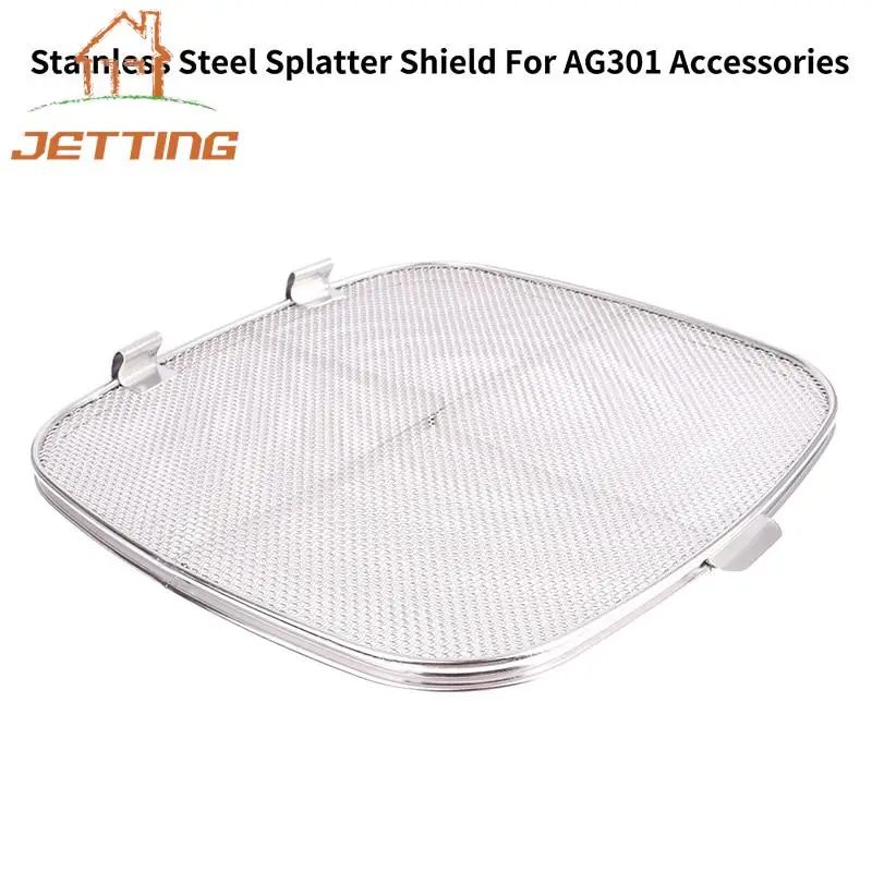 Stainless Steel Splatter Shield 5-in-1 Indoor Grill Fine Mesh Splatter ...