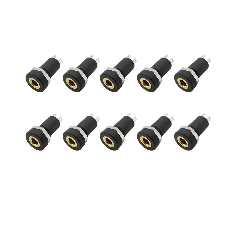 10Pcs PJ-392A 3.5mm 4 Pin Jack Female Audio Headphone Stereo Connector ...