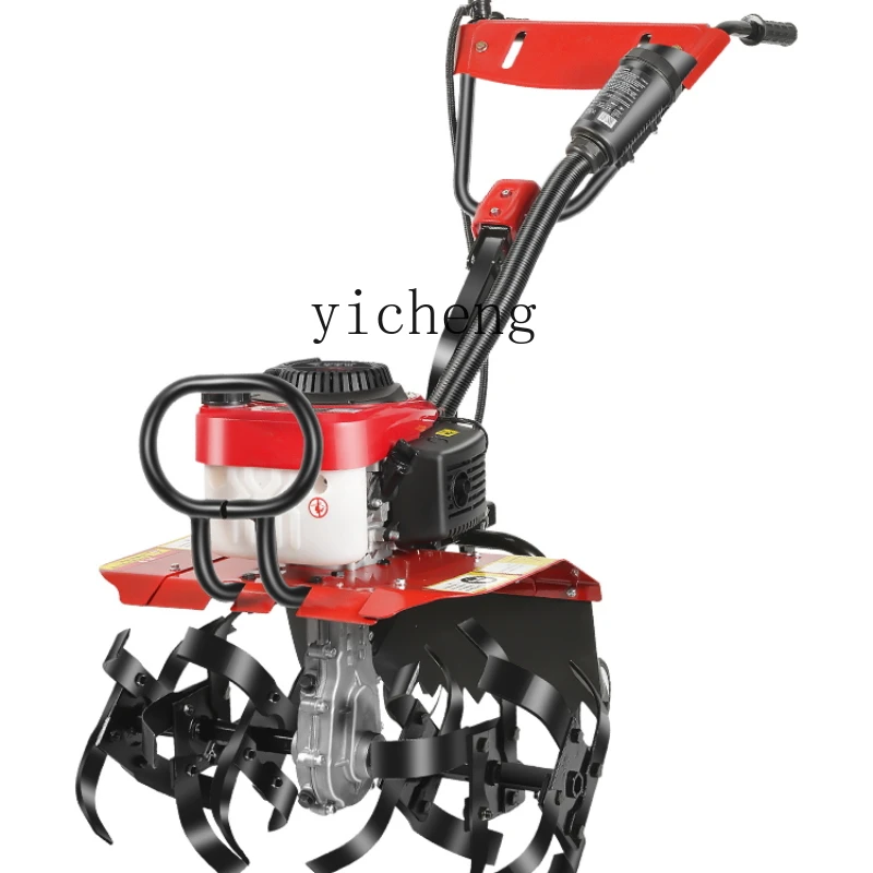 ZC-Micro-Tiller-Four-Stroke-Small-Soil-Loosening-Agricultural-Furrow ...