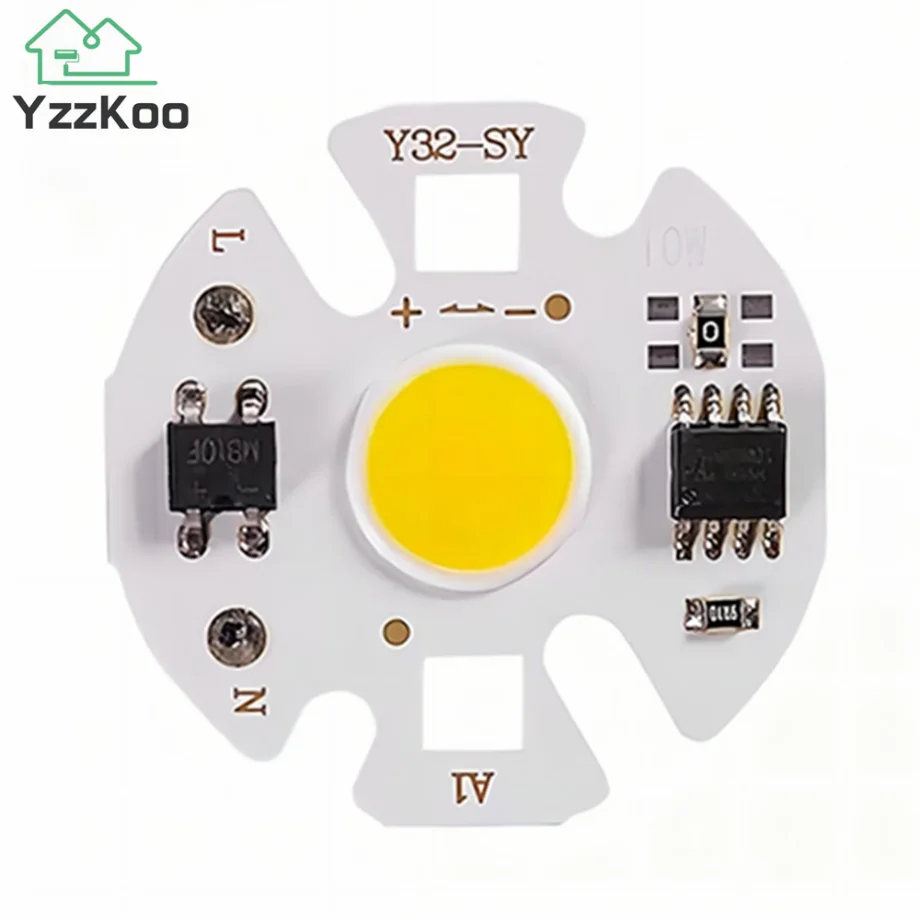 YzzKoo-Y32-COB-LED-Chip-Lamp-Matrix-AC-220V-3W-5W-7W-9W-12W-For ...