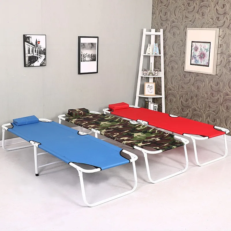 Outdoor Convenient Beach Marching Beds Home Folding Beds Single ...