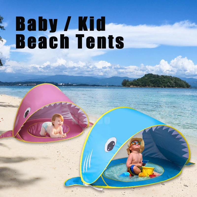 Line - A Tente de plage portable pour bébé piscine d'ombrage protection ...