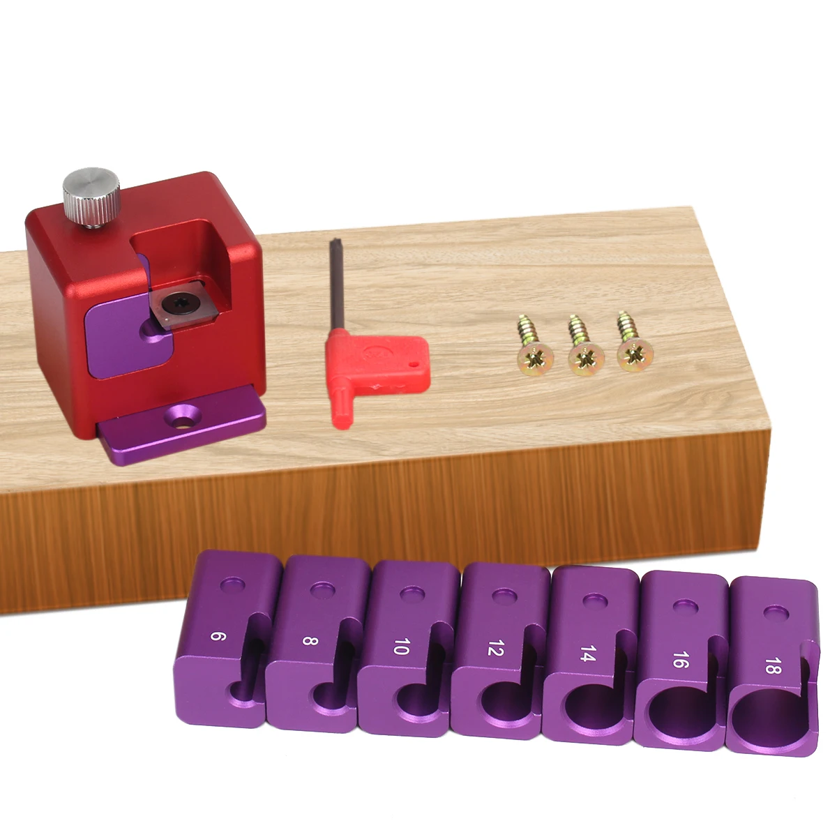 Woodworking-Dowel-Maker-Jig-Tenon-Dowel-Cutter-Adjustable-Drill-Guide ...