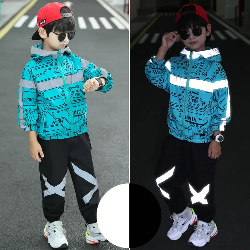 New-Children-Clothes-Patchwork-Clothes-For-Boys-Reflected-Outerwear ...
