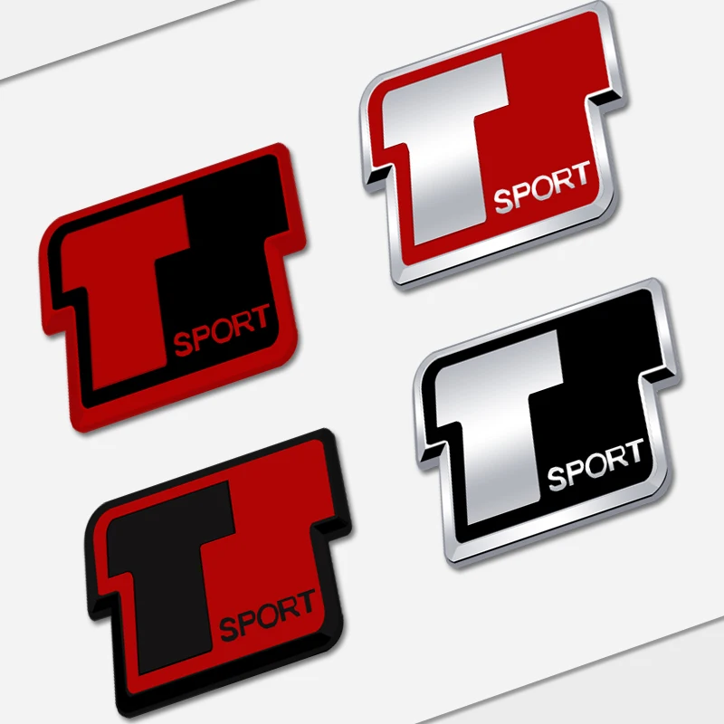 Auto Metal T Sport Logo 3D Badge Lettering Decals Trunk Sticker For ...