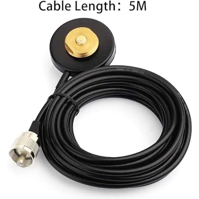 NMO-Mount-Magnetic-Base-5M-Antenna-Cable-Roof-or-Trunk-for-Mobile ...