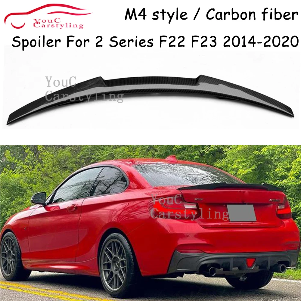 F22-M4-Style-Carbon-Fiber-Rear-Spoiler-Trunk-Lip-For-BMW-2-Series-F23 ...