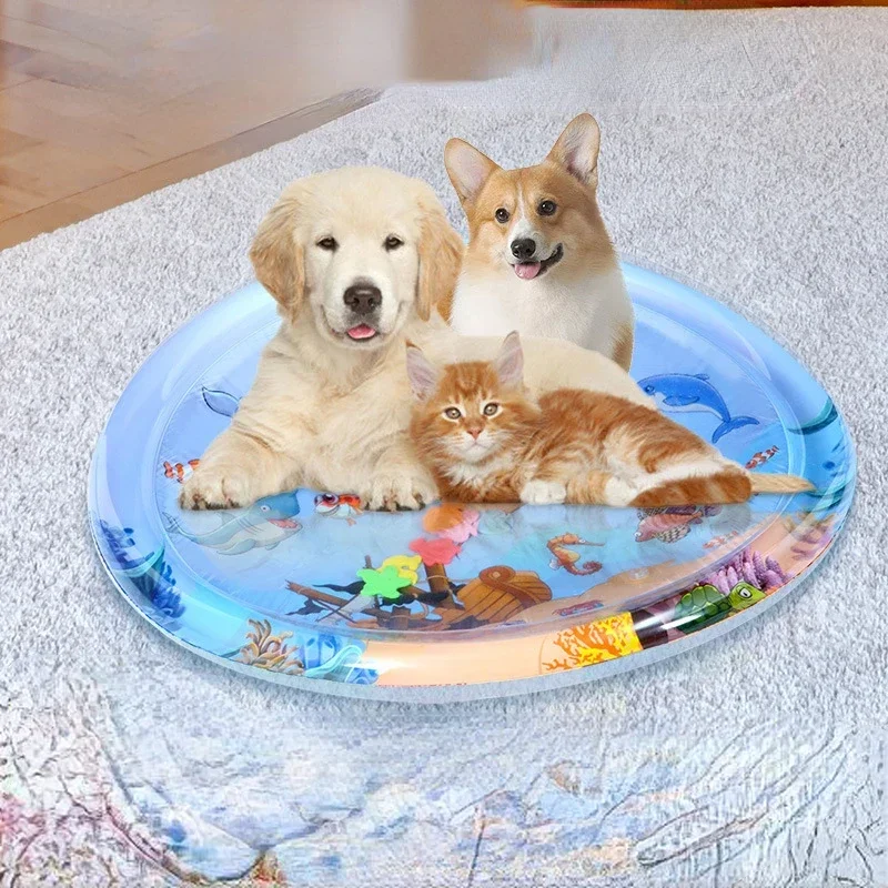 Pet Water Filled Ice Mat Cat and Dog Nest Climbing Mats Water Bed ...