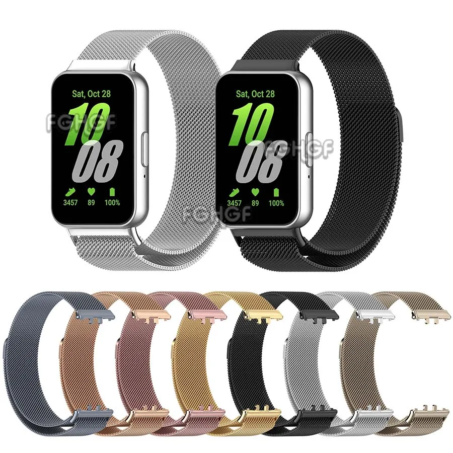 Magnetic-Strap-For-Samsung-Galaxy-Fit-3-Stainless-Steel-Milanese-Loop ...
