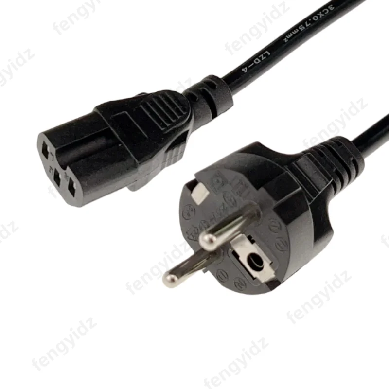 1-8m-EU-Schuko-Power-cables-Europe-CEE7-7-Power-Cord-EU-to-C15-Power ...