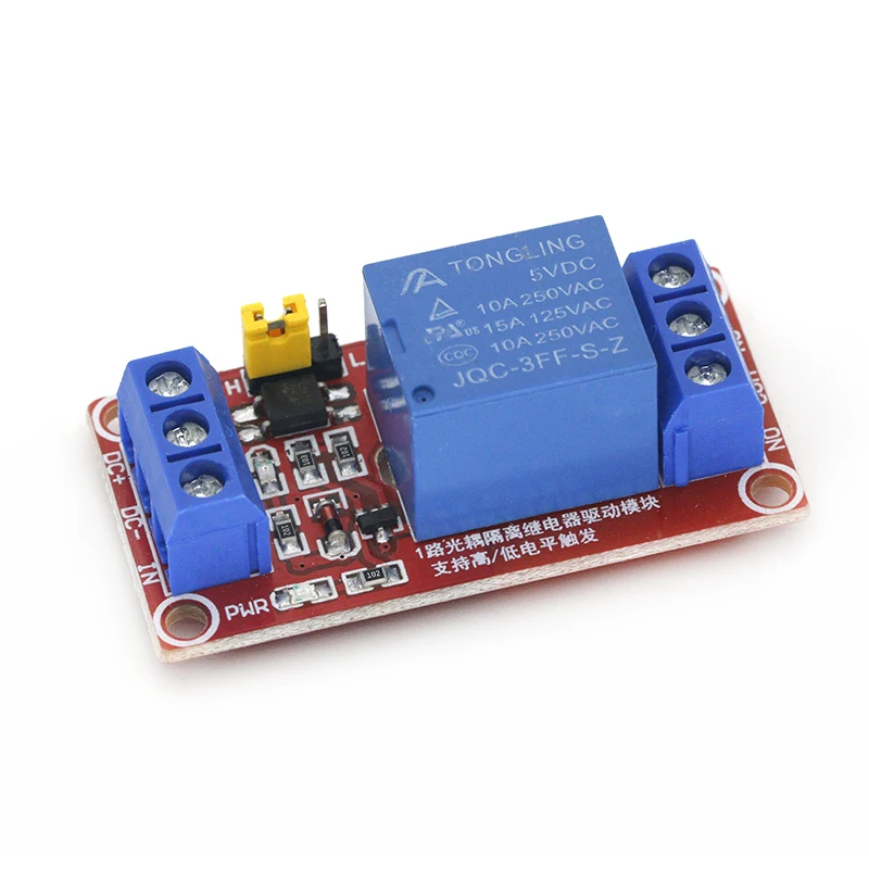 5V-12V-24V-1-Way-1-Channel-Relay-Module-Board-Shield-With-Optocoupler ...