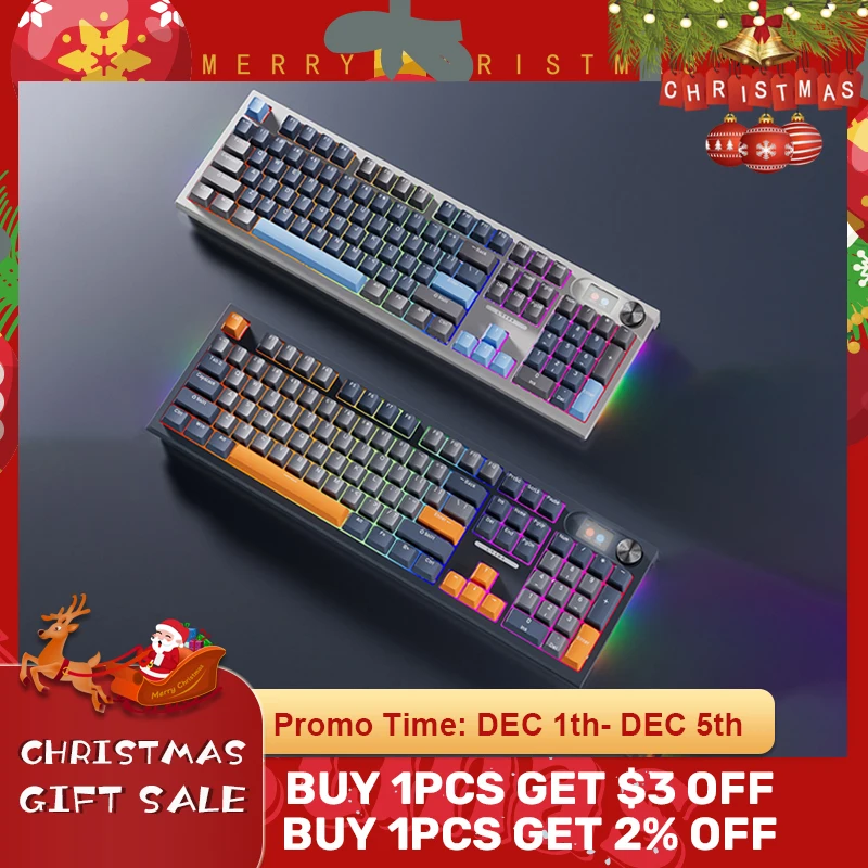 Langtu-LT104-Gaming-Mechanical-Keyboard-104Key-2-4G-Wireless-Bluetooth ...