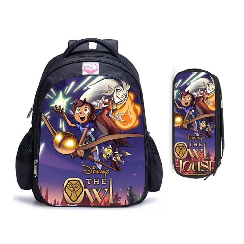 16 Inch Cartoon Disney The Owl House Backpack Boy Girl School Shoulder ...