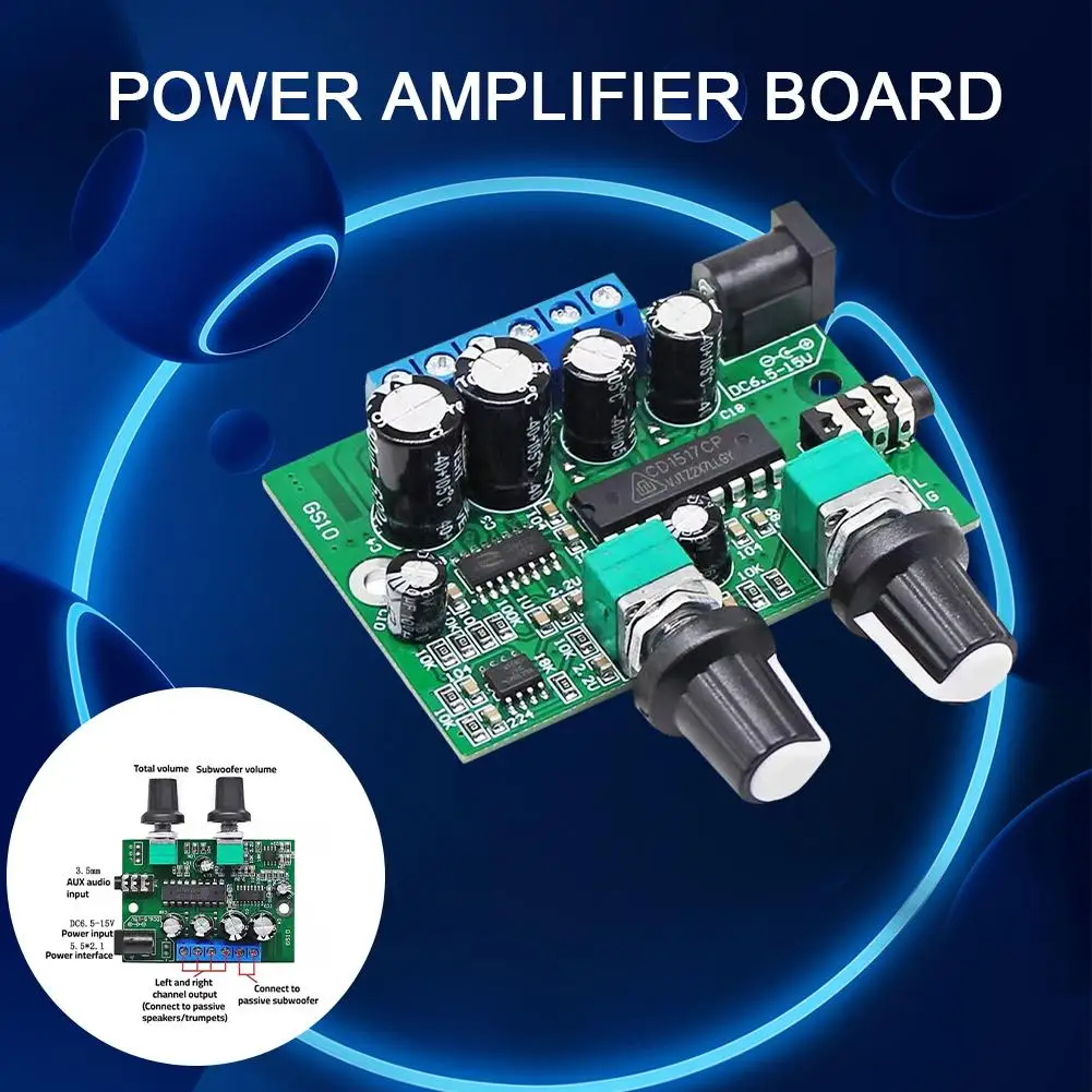 TDA1517P-2-1-Super-Bass-Mini-Micro-3-CH-Power-Amplifier-Power-Module-6W ...