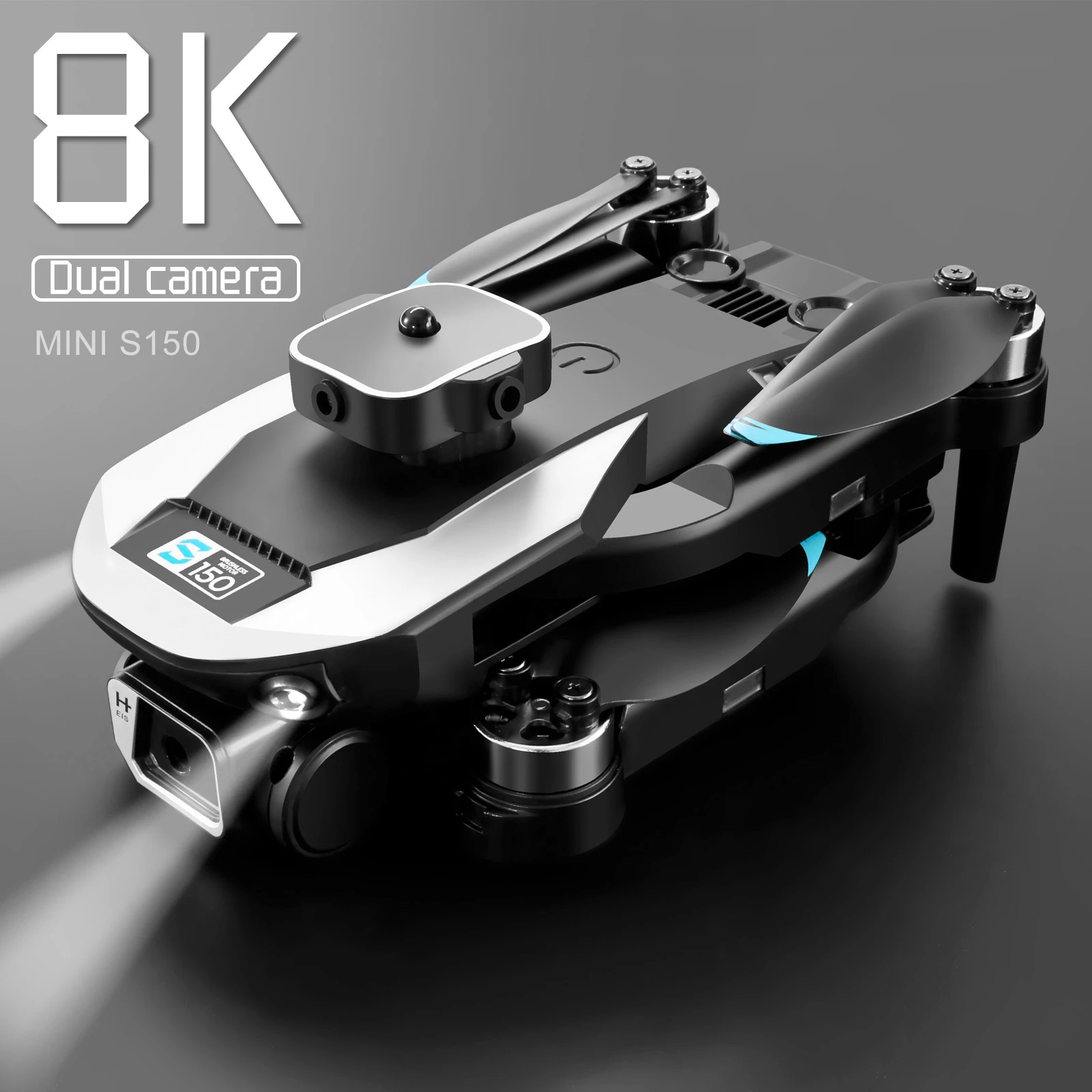 New S150 Brushless 8k 5g Drone 4k Professional Dual Camera Obstacle Avoidance Optical Flow Rc ...