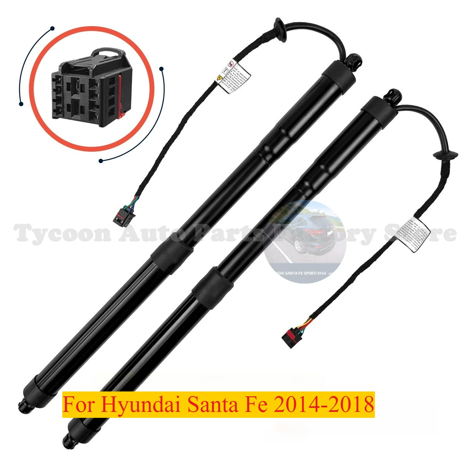 Electric Tailgate Actuator Kit For Hyundai Santa Fe 2014-2018 81771 ...