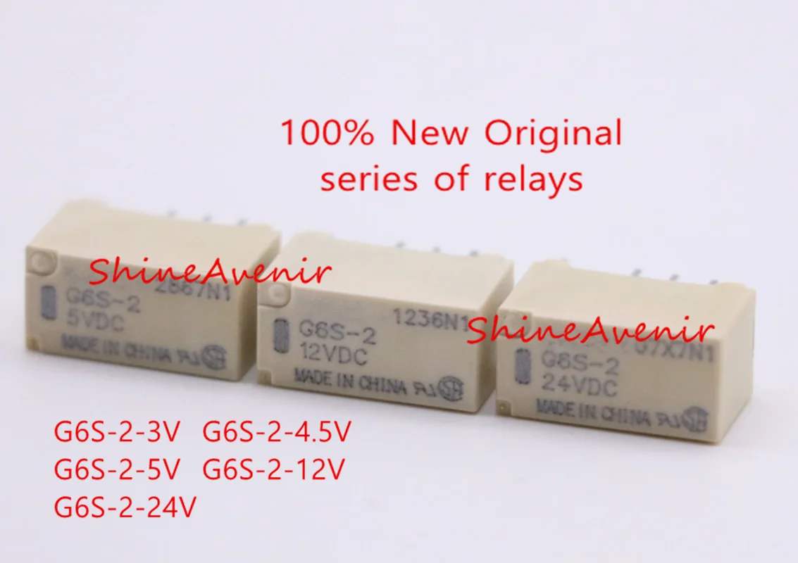 15pcs G6S 2 3V G6S 2 4.5V G6S 2 5V G6S 2 12V G6S 2 24V G6S 2 Y 5V G6S 2 ...