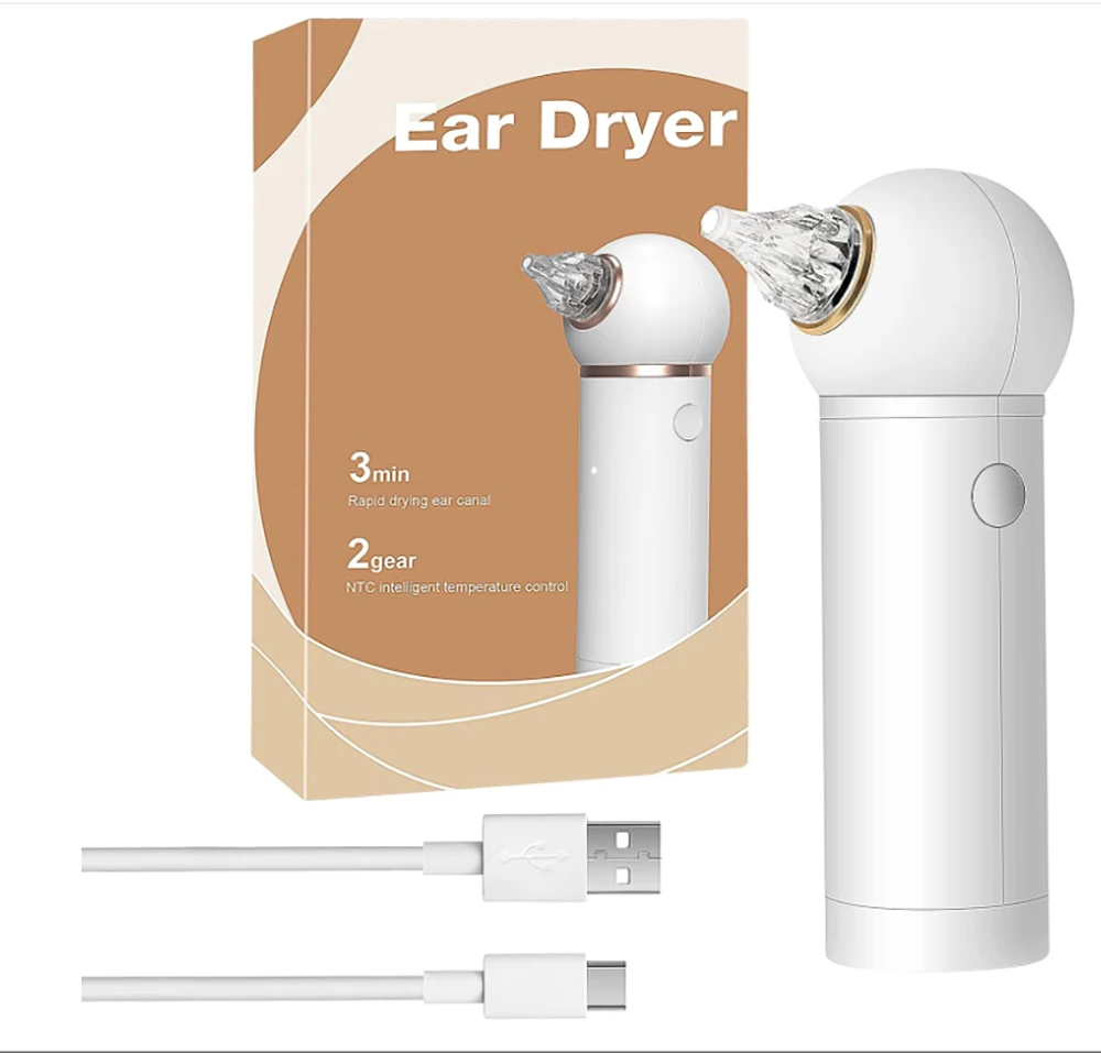 Rechargeable-Ear-Dryer-Warm-Air-Low-Noise-Dryer-Prevent-Ear-Canal ...