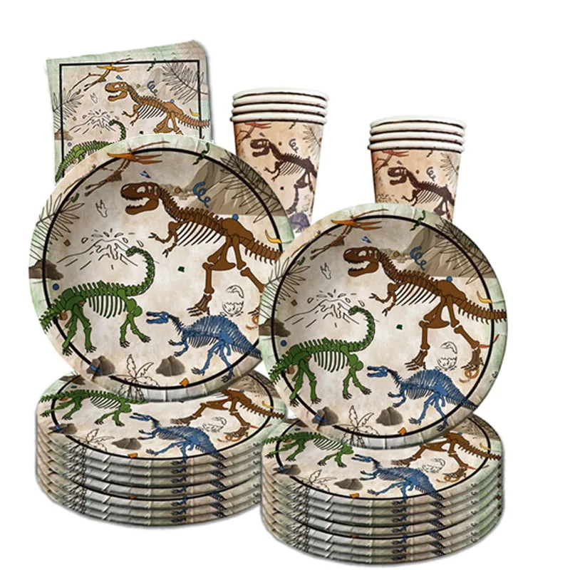 Dinosaur-Fossil-Archaeology-Theme-Party-Jurassic-World-Boy-Happy ...