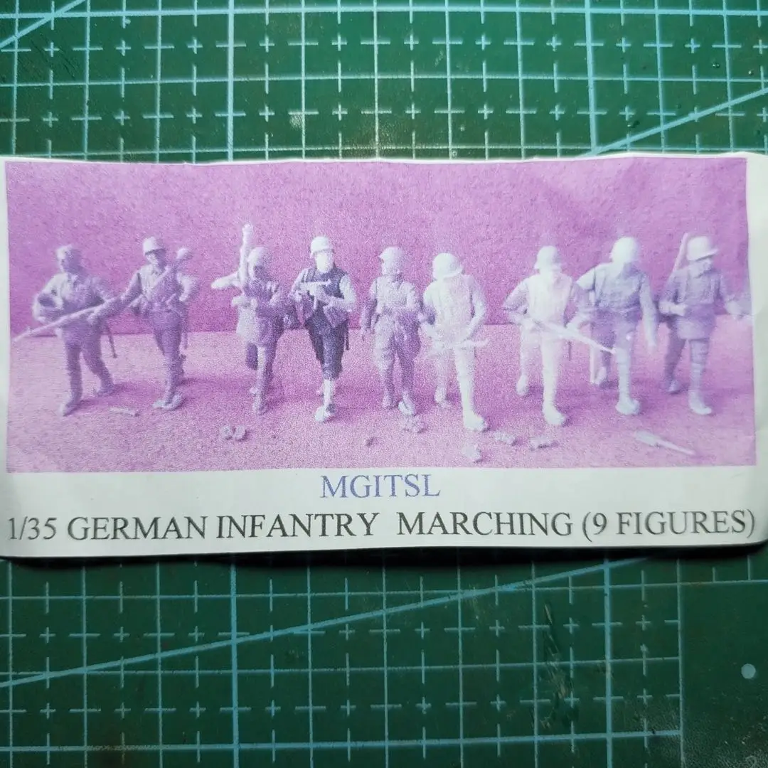 1-35-Resin-Model-Figure-GK-German-soldier-9-Figure-Unassembled-and ...