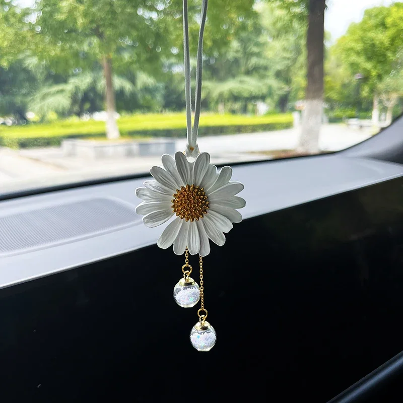 Cute-Little-Daisy-Car-Interior-Decoration-Plaster-Fragrance-Daisy-Auto ...