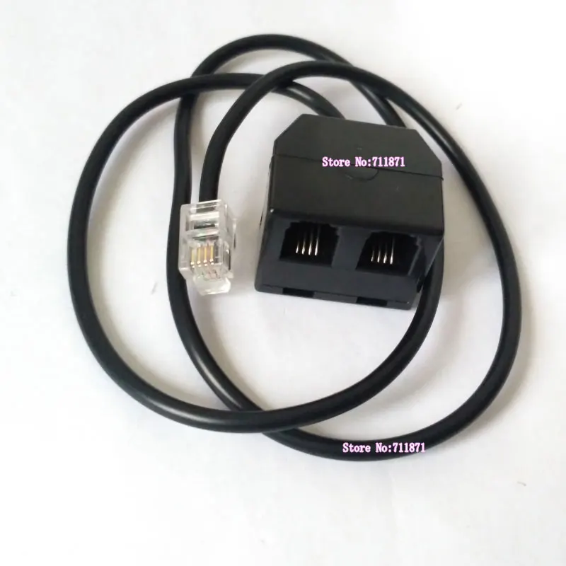 4P-Rj9-Male-to-2-Female-Telephone-Cable-Line-one-Male-Double-Female ...