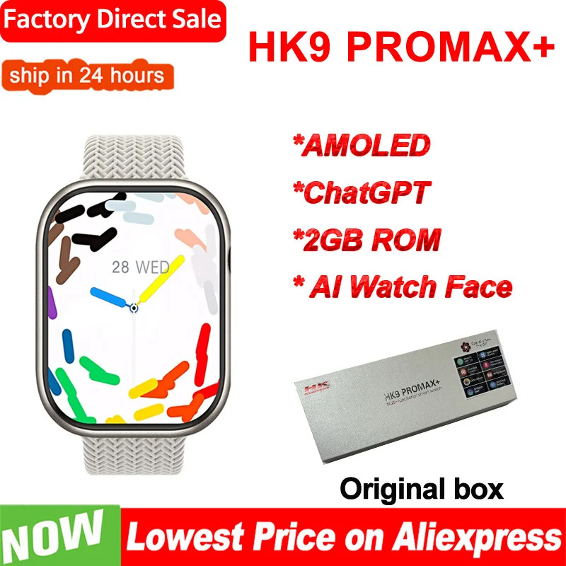 AMOLED-HK9-PRO-MAX-Smart-Watch-ChatGPT-2GB-ROM-BT-Call-AI-Watch-Face ...