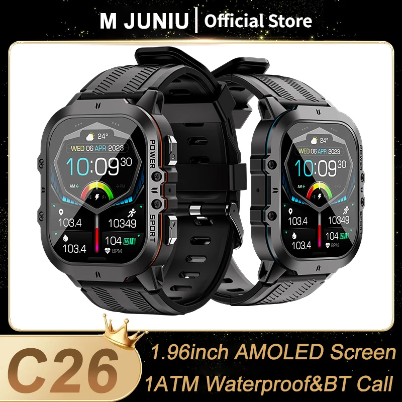 New-C26-Smart-Watch-100-Sports-Modes-Bluetooth-Call-Smartwatch-1-96 ...