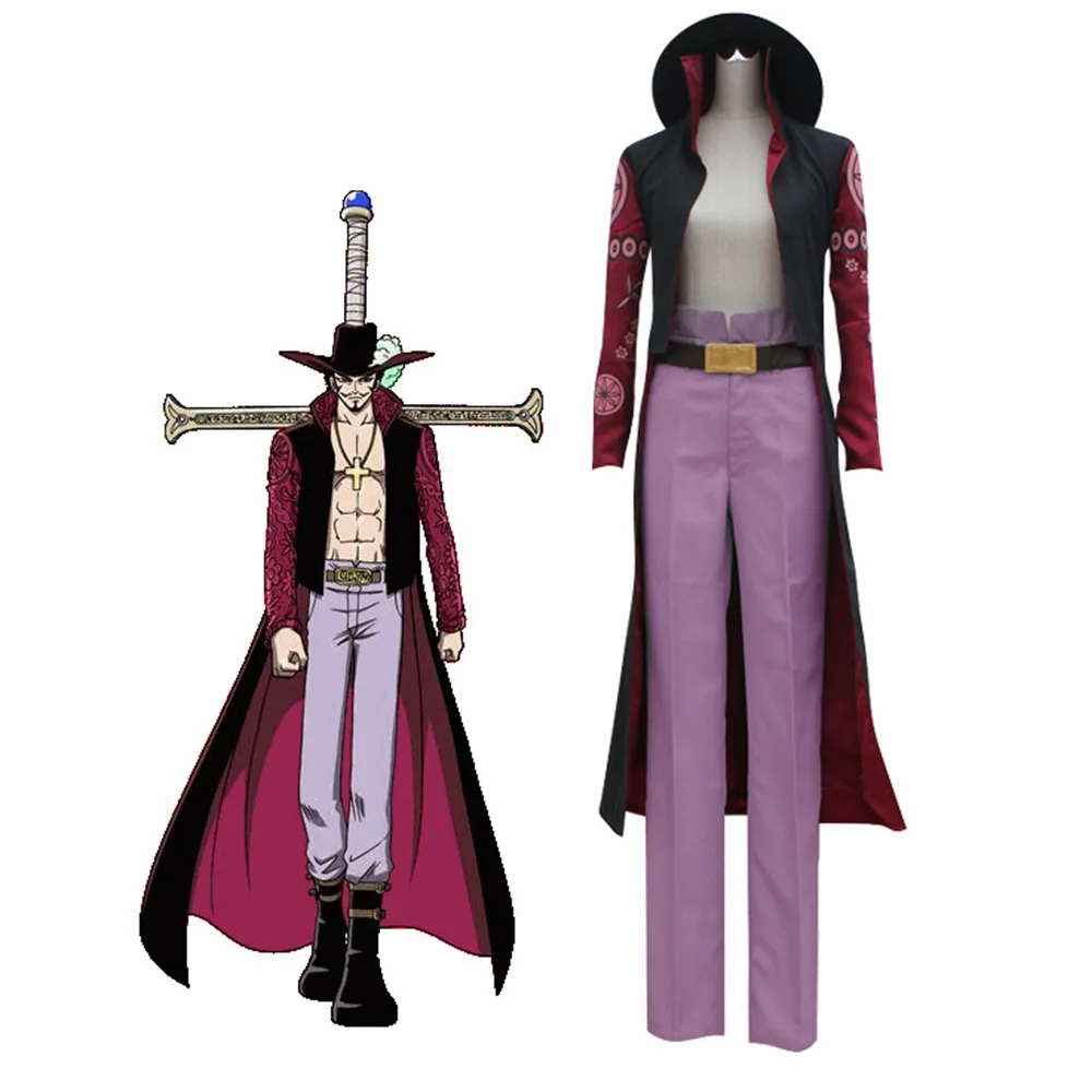 Dracule Mihawk Cosplay Costume | One piece Merchandise | Up to 80% Off ...