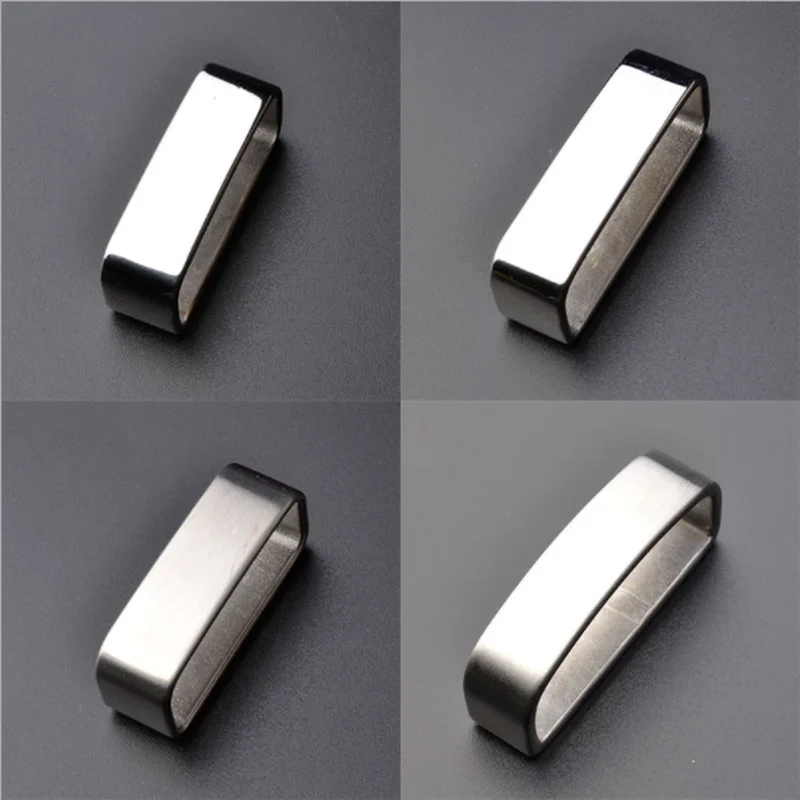 35mm/40mm DIY Stainless Steel Belt loops Men's Casual Leather Craft ...