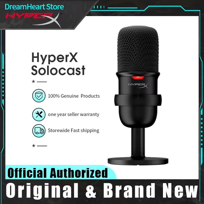 Original-HyperX-SoloCast-Mini-Microphone-Professional-Electronic-Sports ...