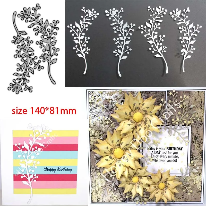 Metal cutting dies berry bunch die cut Scrapbook paper craft knife ...