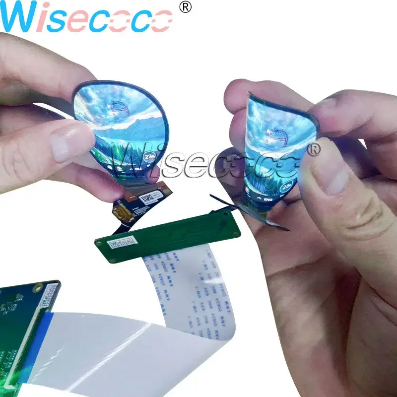 1-39-Flexible-Dual-OLED-Display-400-400-Round-Circle-Circular-Amoled ...