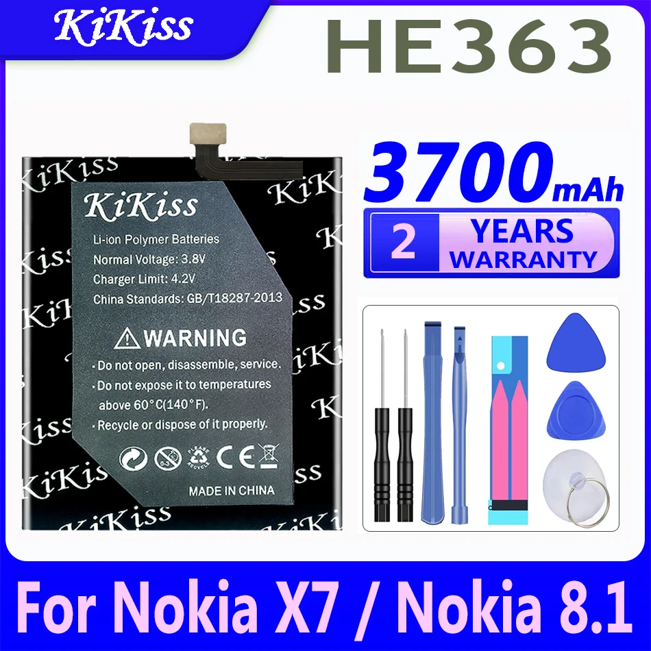 KiKiss-HE363-3700mAh-Battery-For-Nokia-X7-TA-1131-TA-1119-For-Nokia-8-1 ...