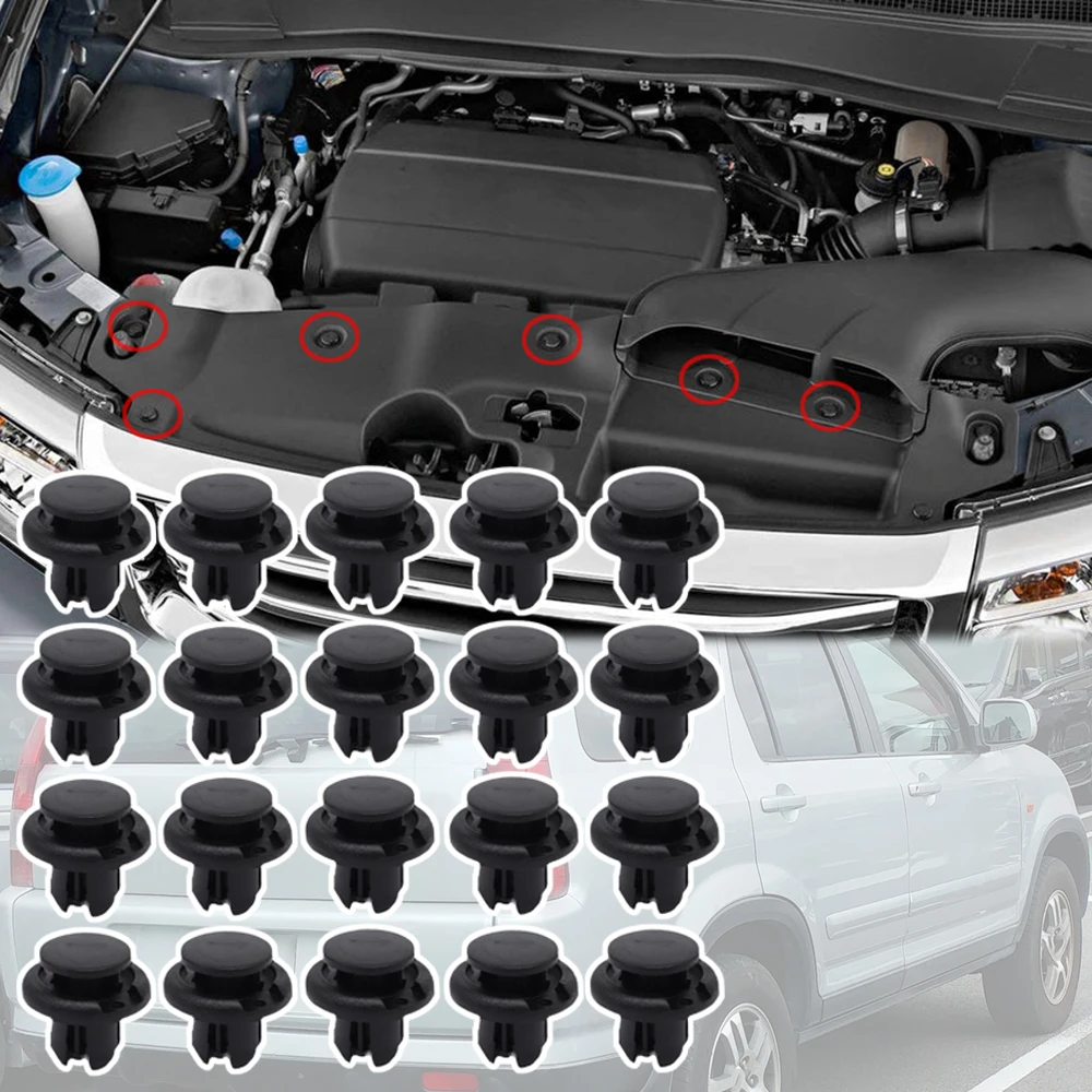 Car-Hood-Engine-Bay-Under-Tray-Shield-Wheel-Arch-Lining-Clips-91503-SZ3 ...