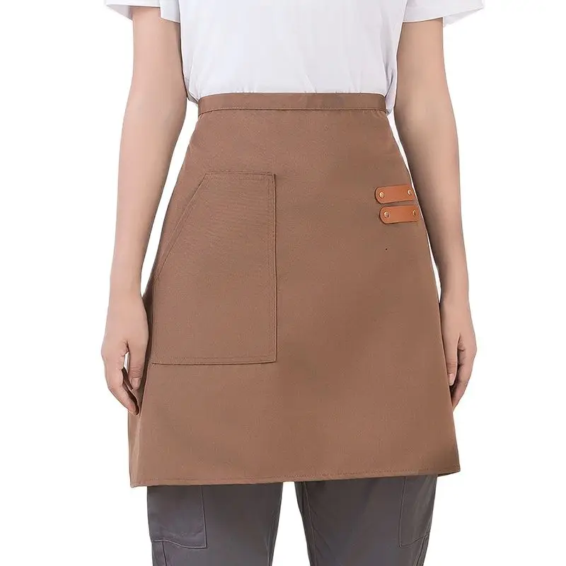 Waiter Waist Apron Custom Logo Waterproof Half Aprons Cafe Bakery ...