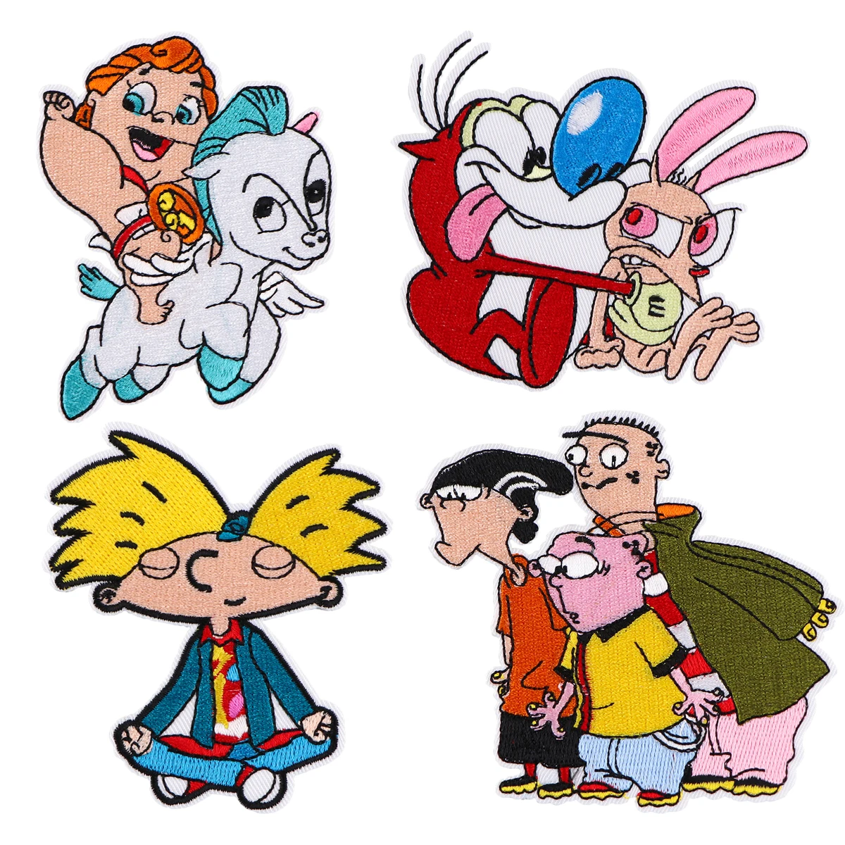 Cute-Cartoon-Patches-For-Clothing-Funny-Patches-Appliques-Iron-on ...