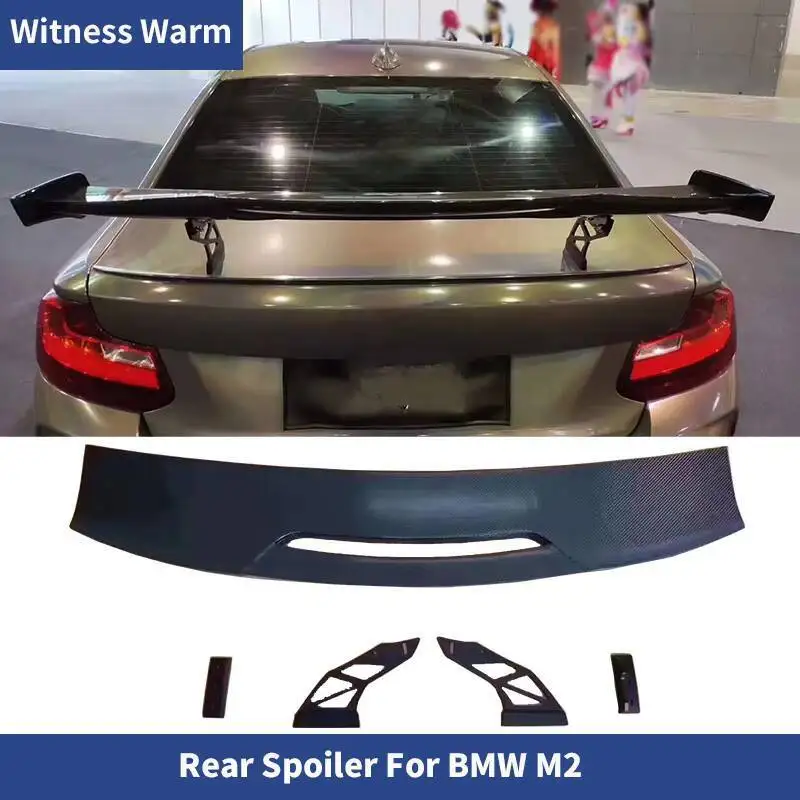 High Quality Carbon Fiber Rear Trunk Wing Spoiler for Bmw M2 F87 Racing ...