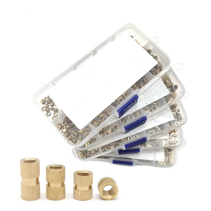 100-200-500Pcs-M2-M2-5-M3-M4-Injection-Nut-Copper-Insert-Knurled-Nuts ...