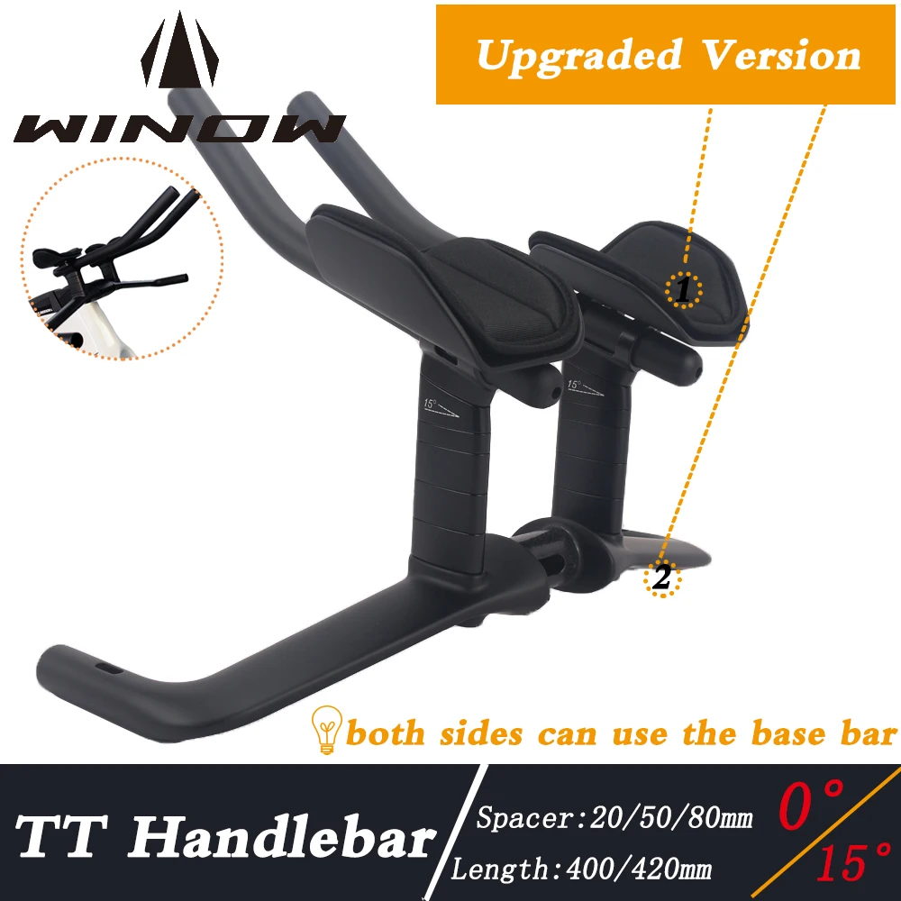 Winow-TT-Carbon-Handlebar-Aero-Handlebar-Integrated-Carbon-for-TT-Bike ...